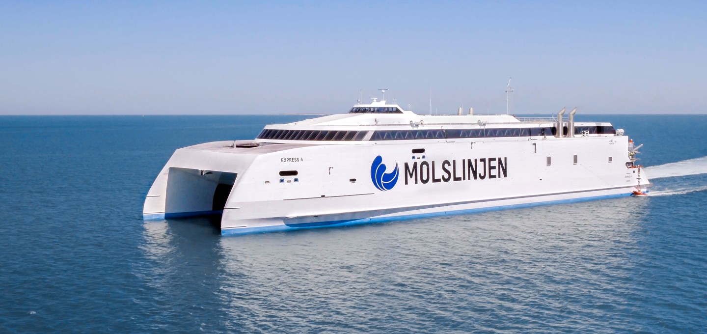 New 115 metre high-speed catamaran for Molslinjen - largest ferry to be ...