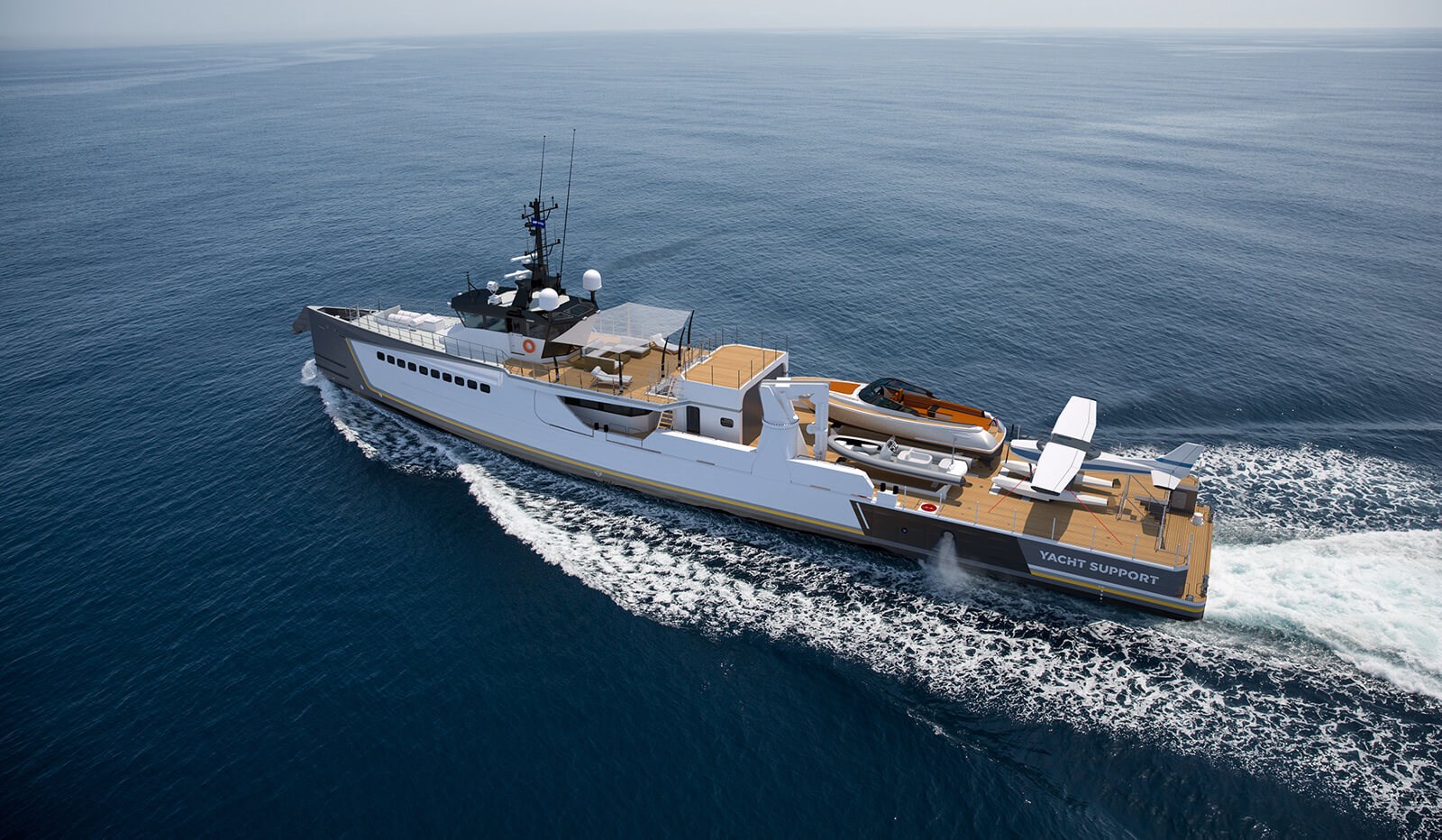 New Yacht Support Vessel “Blue Ocean” Launched - VesselFinder