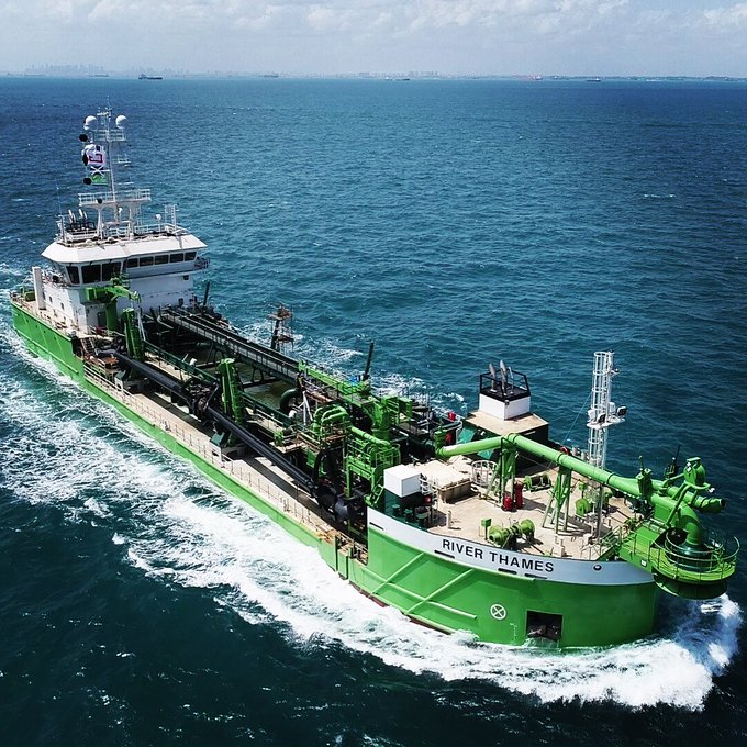 Royal IHC Delivers TSHD River Thames To DEME - VesselFinder