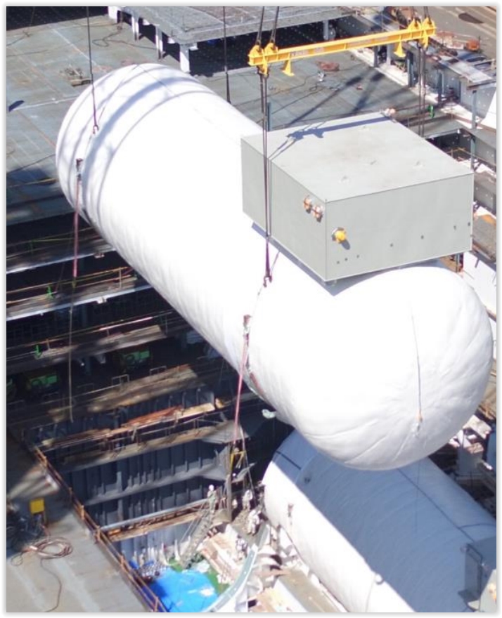 LNG fuel tanks installed on K-Line's car carrier - VesselFinder