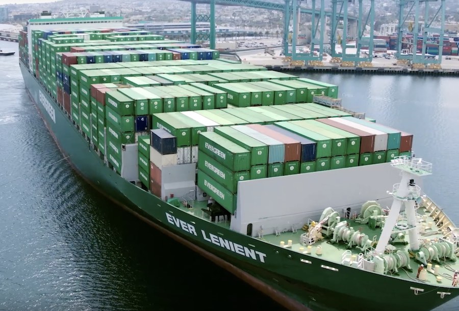 Evergreen takes delivery of two more 12,000 TEU ships - VesselFinder
