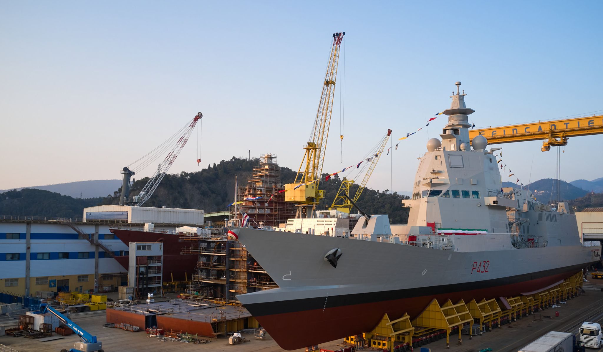 Fincantieri launches the third PPA Raimondo Montecuccoli in Riva ...