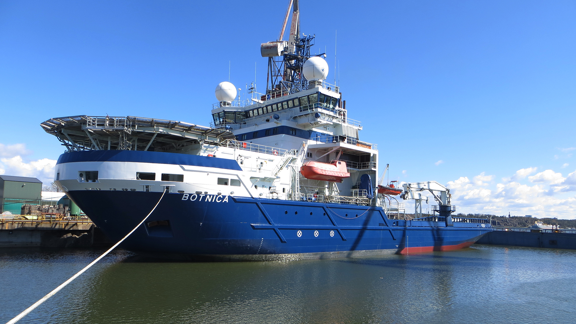 BLRT Grupp completed maintenance of icebreaker Botnica - VesselFinder