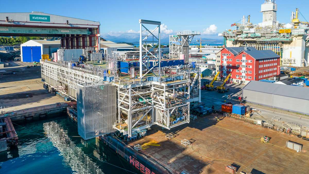 Aker Solutions Delivers Large Johan Sverdrup Module - VesselFinder
